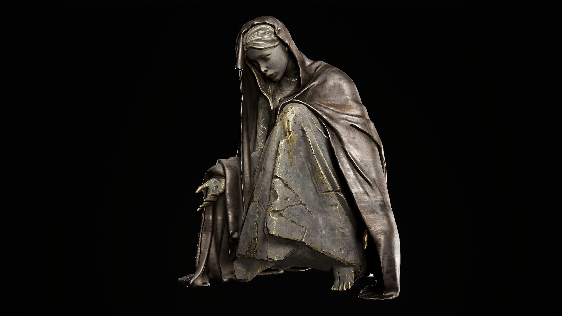 ArtStation - Girl Statue