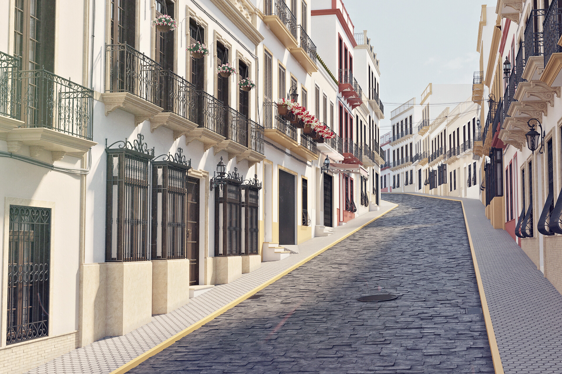 ArtStation - Calles de Morón