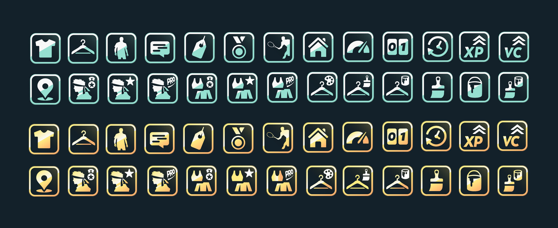 ArtStation - Icons of "TopSpin 2K25"