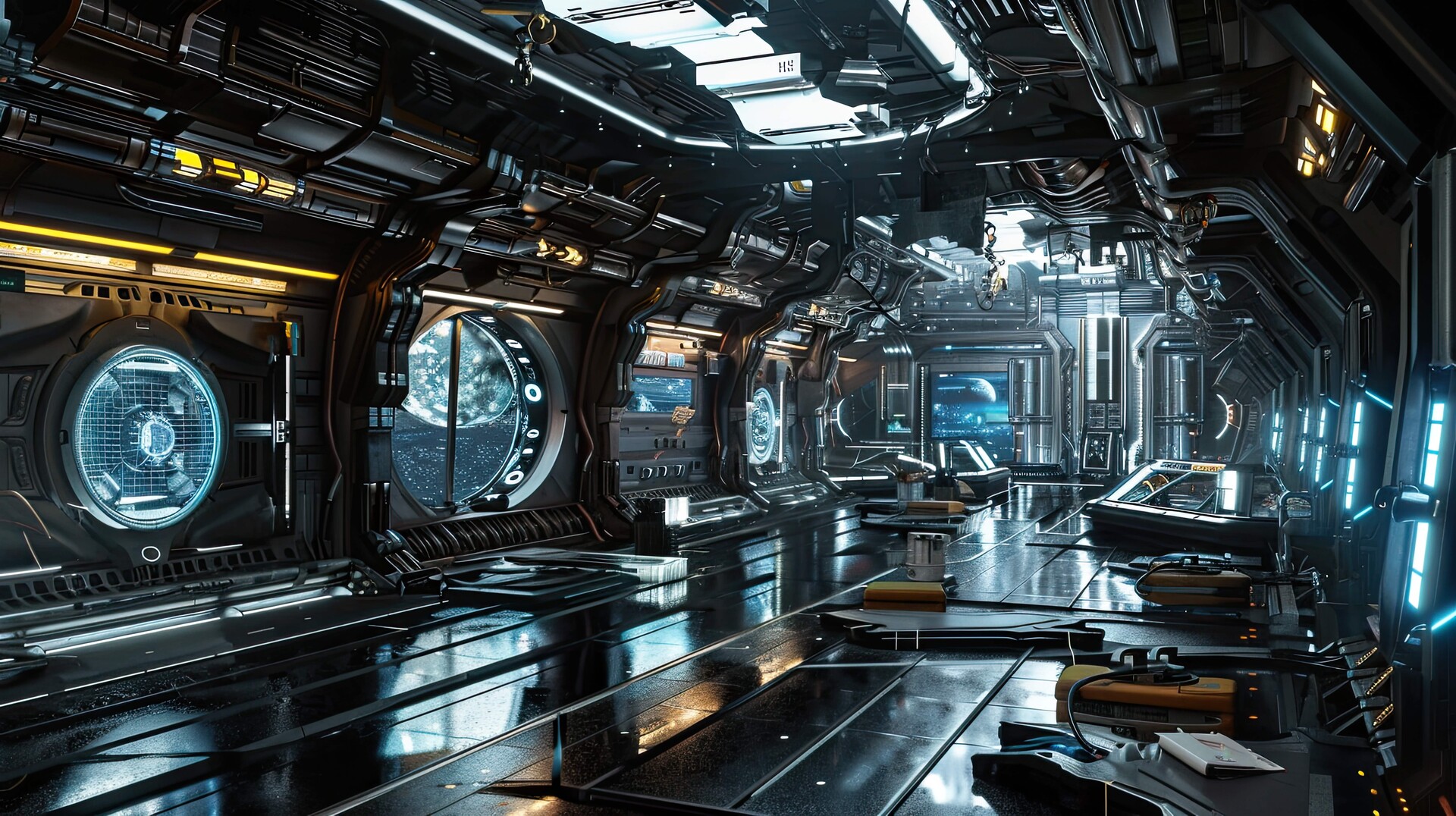 ArtStation - Futuristic Space Environment - Interior Reference Package ...