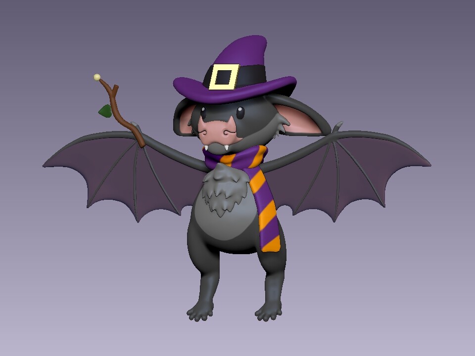 ArtStation - Wiz the Wizard Bat