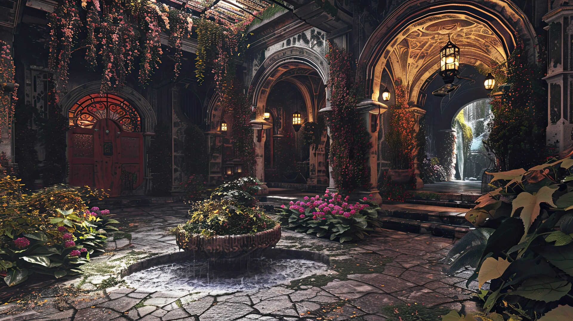 ArtStation - Celestial Gardens Environment - Interior Reference Package ...
