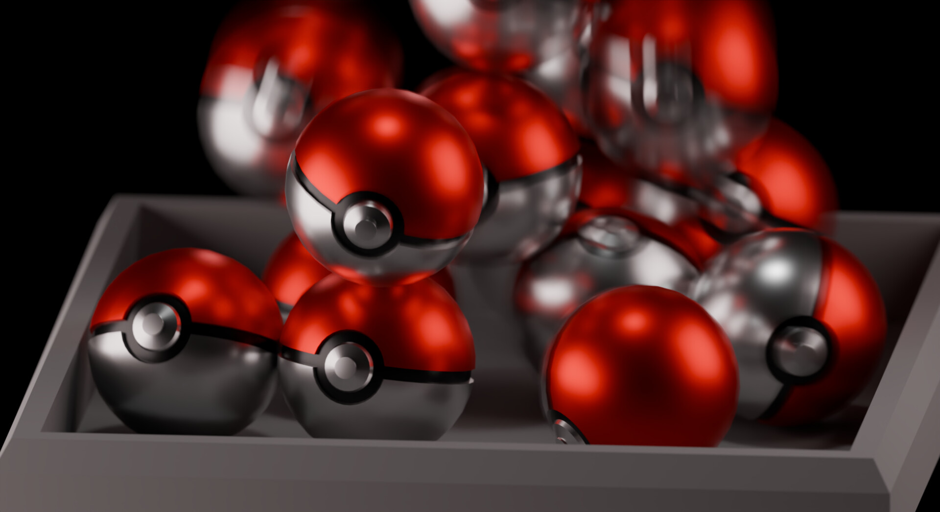 ArtStation - PokeBalls