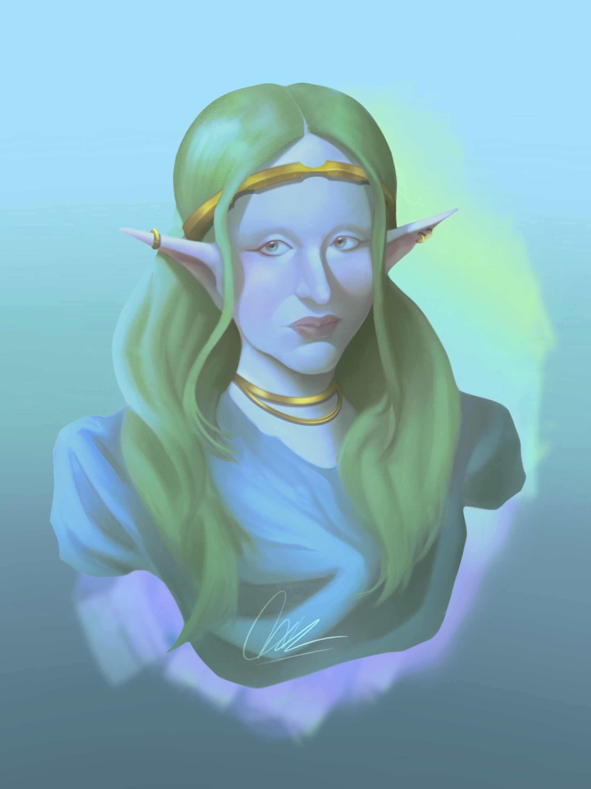 ArtStation - Fairy portrait - rendering lesson