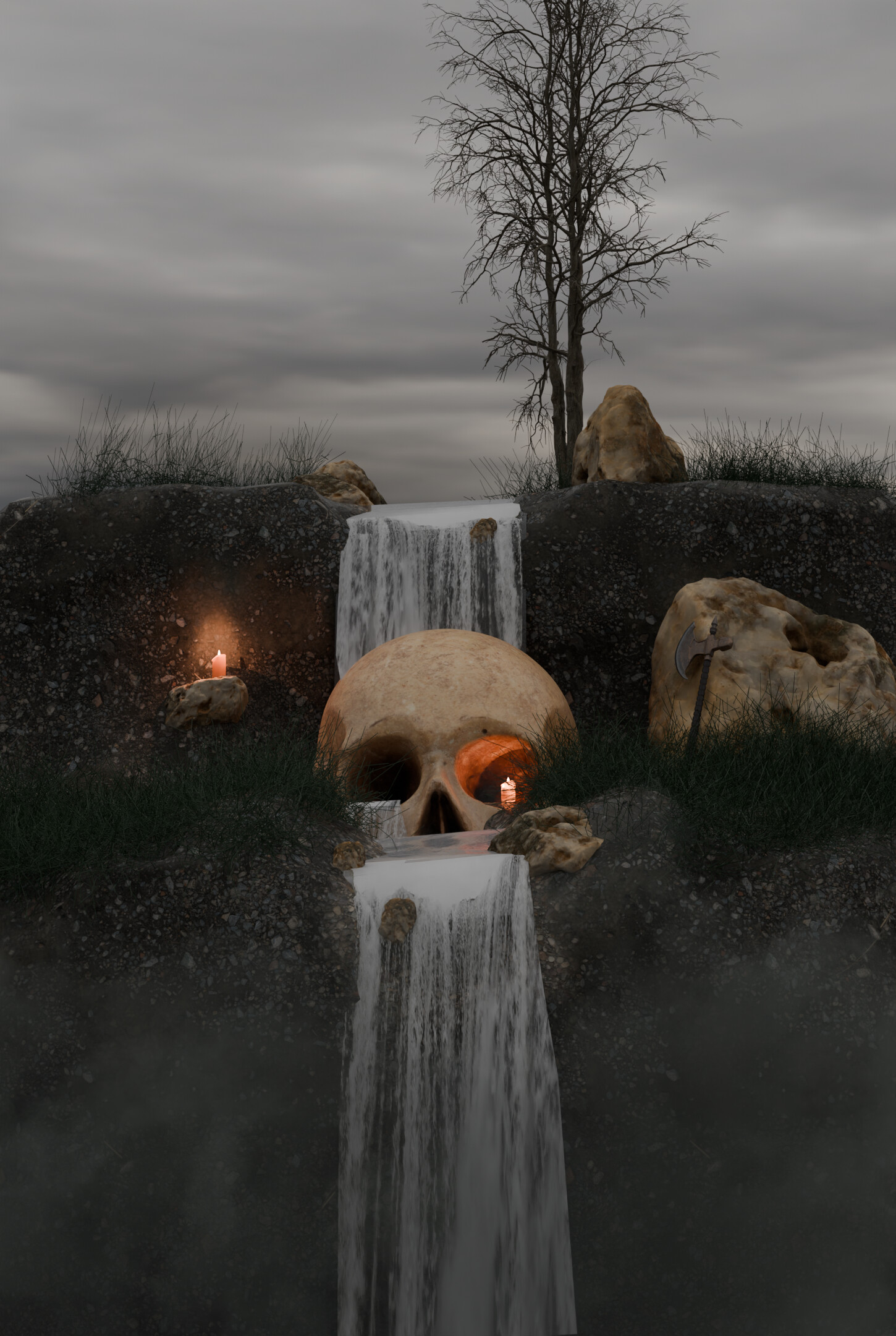 ArtStation - skull island