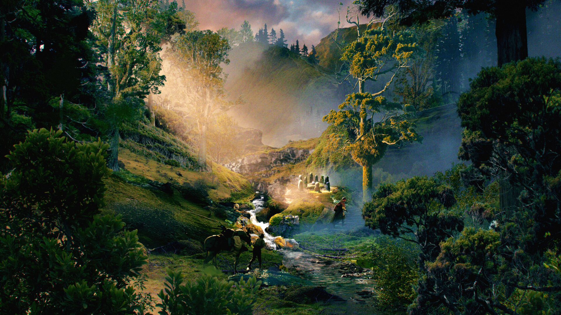 ArtStation - Shrine. Concept for my WIP UE5 sequence project.