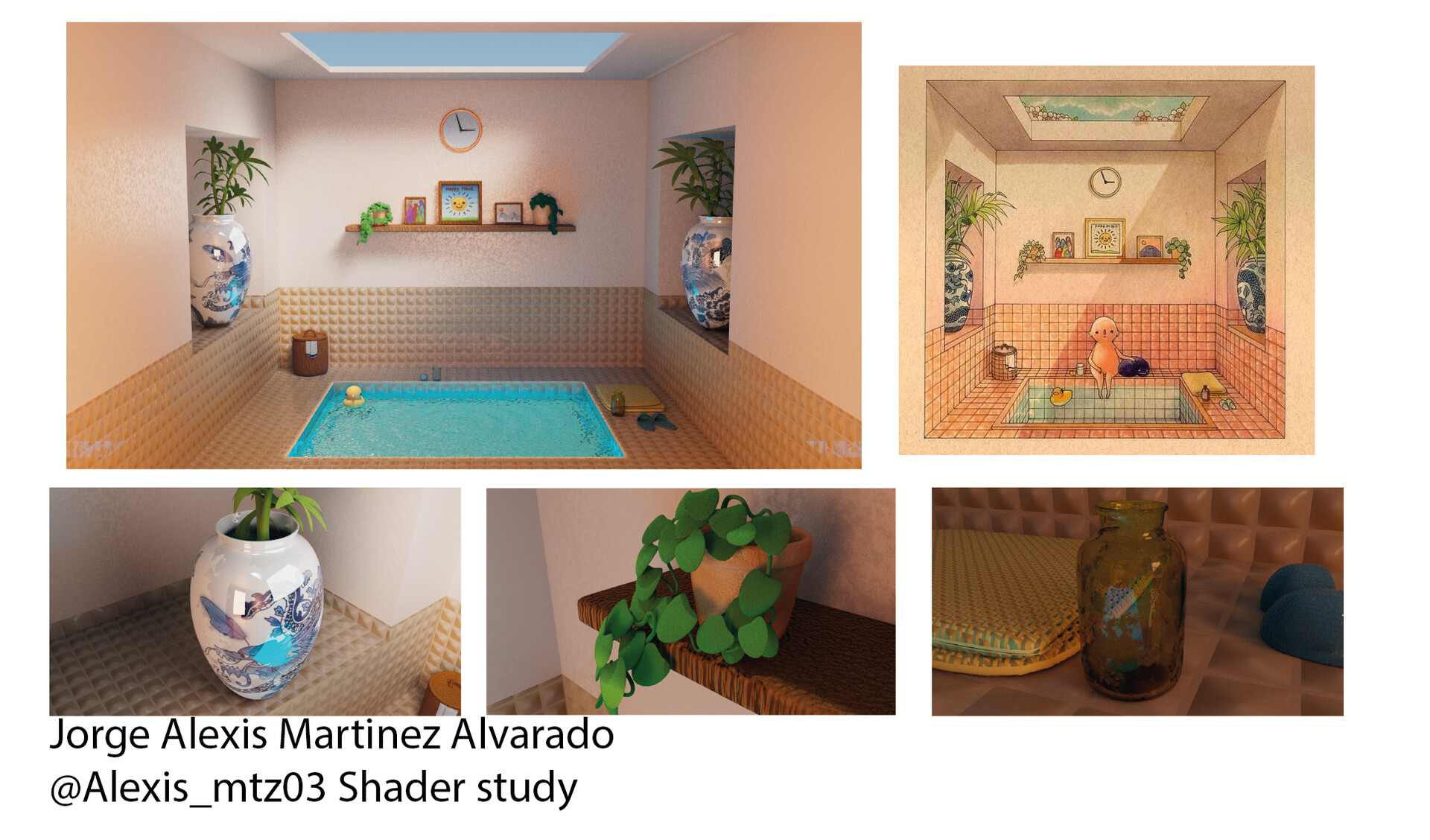 ArtStation - Pool room