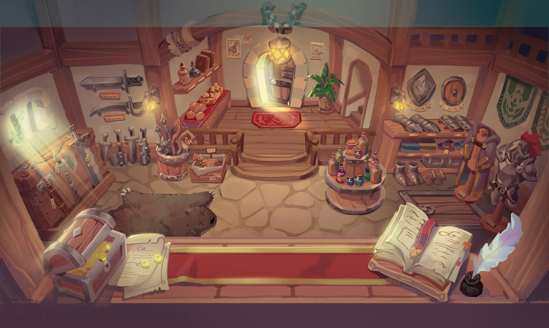 ArtStation - Blacksmith shop concept