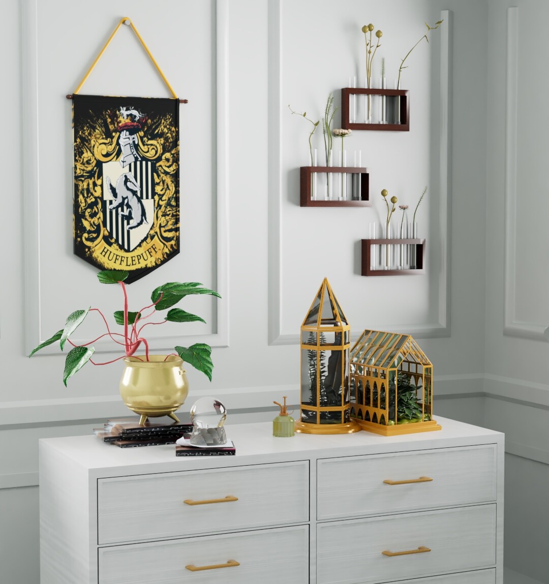 ArtStation - Hufflepuff Bedroom