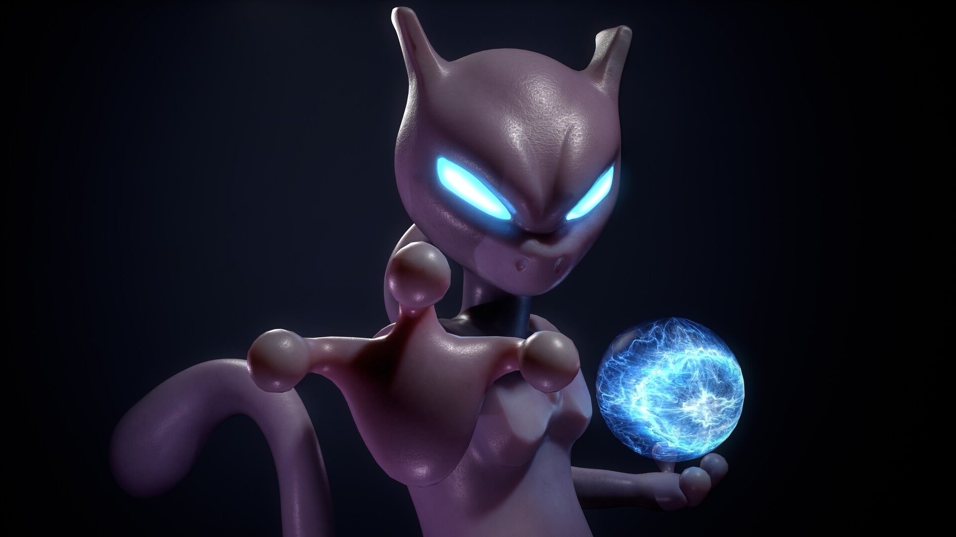 ArtStation - Pokemon Mewtwo