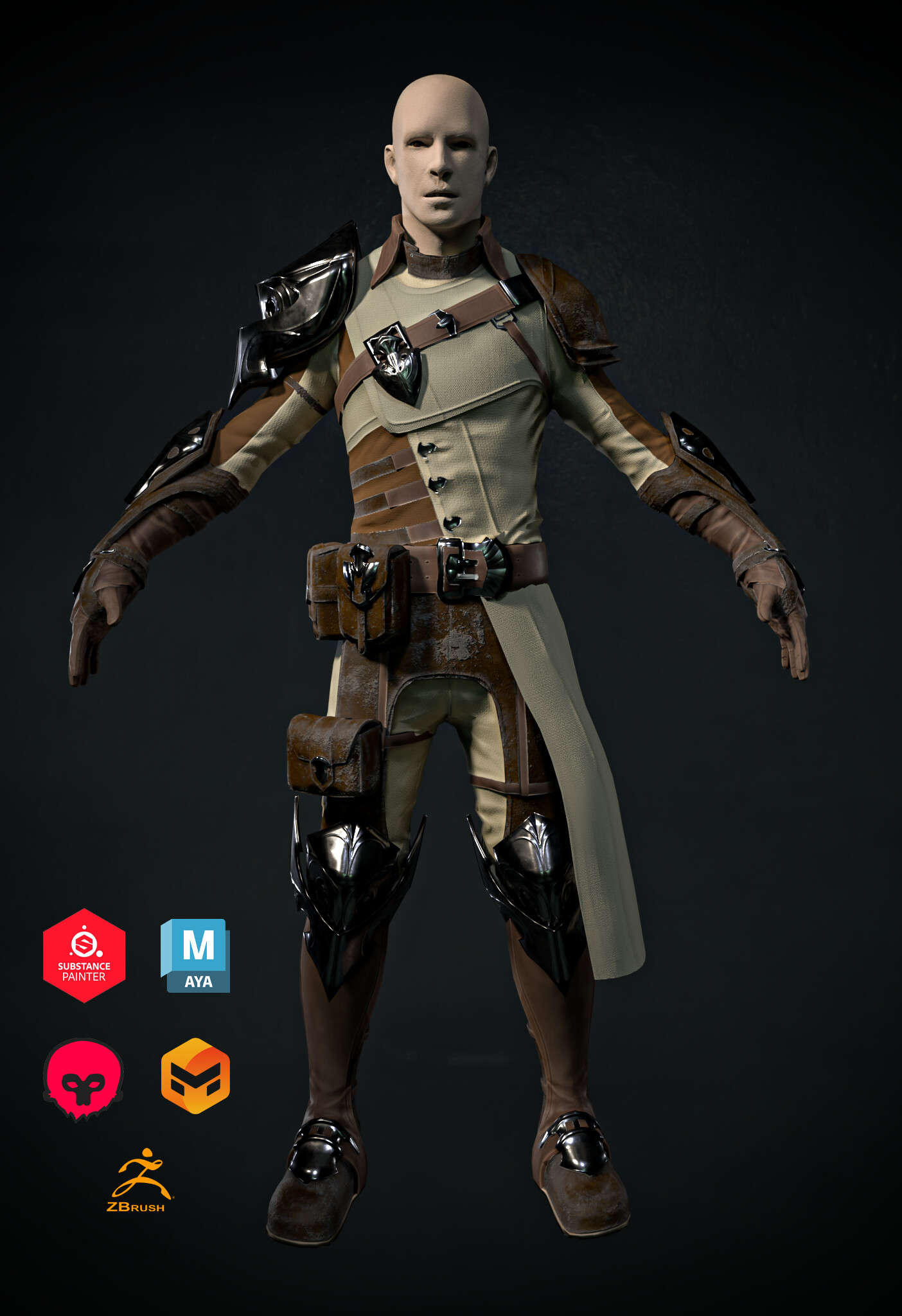 ArtStation - 3d game character