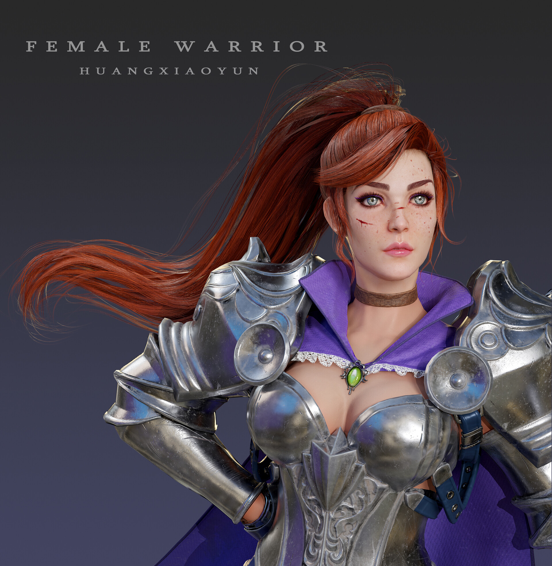 ArtStation - Medieval female warrior