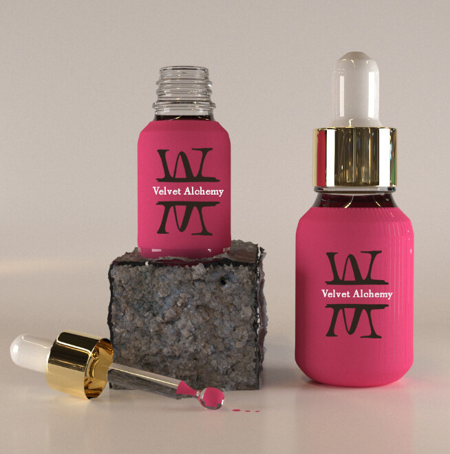 ArtStation - 3d render of tint bottle product design