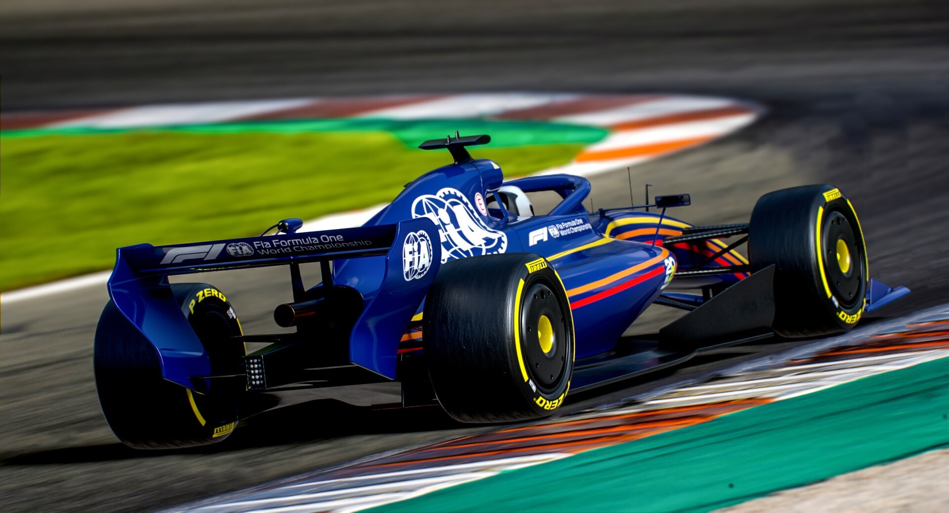 OpticalDreamSoft - Formula 1 2026 Showcar F1 Race Car Concept PBR 3D model