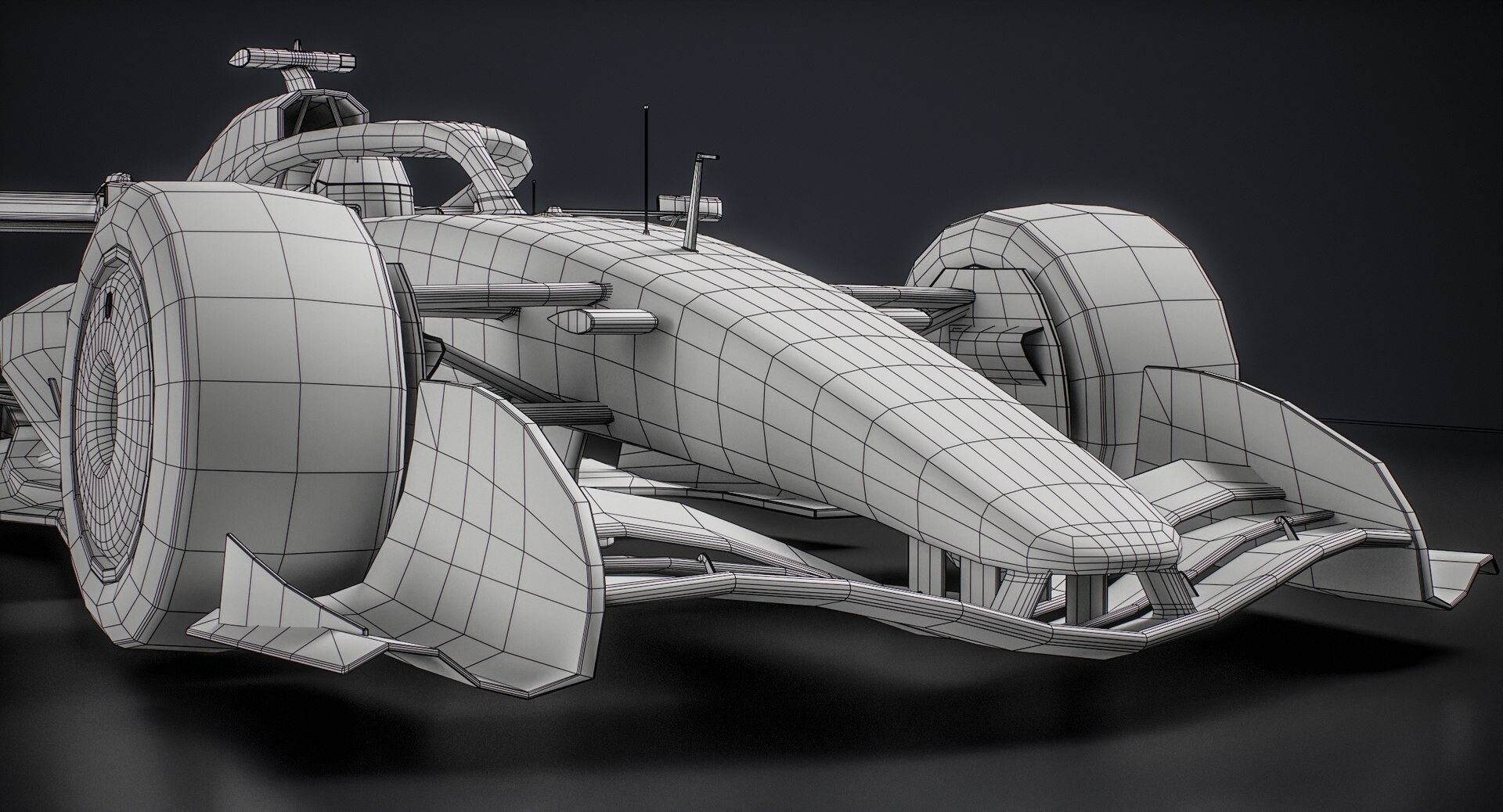OpticalDreamSoft - Formula 1 2026 Showcar F1 Race Car Concept PBR 3D model