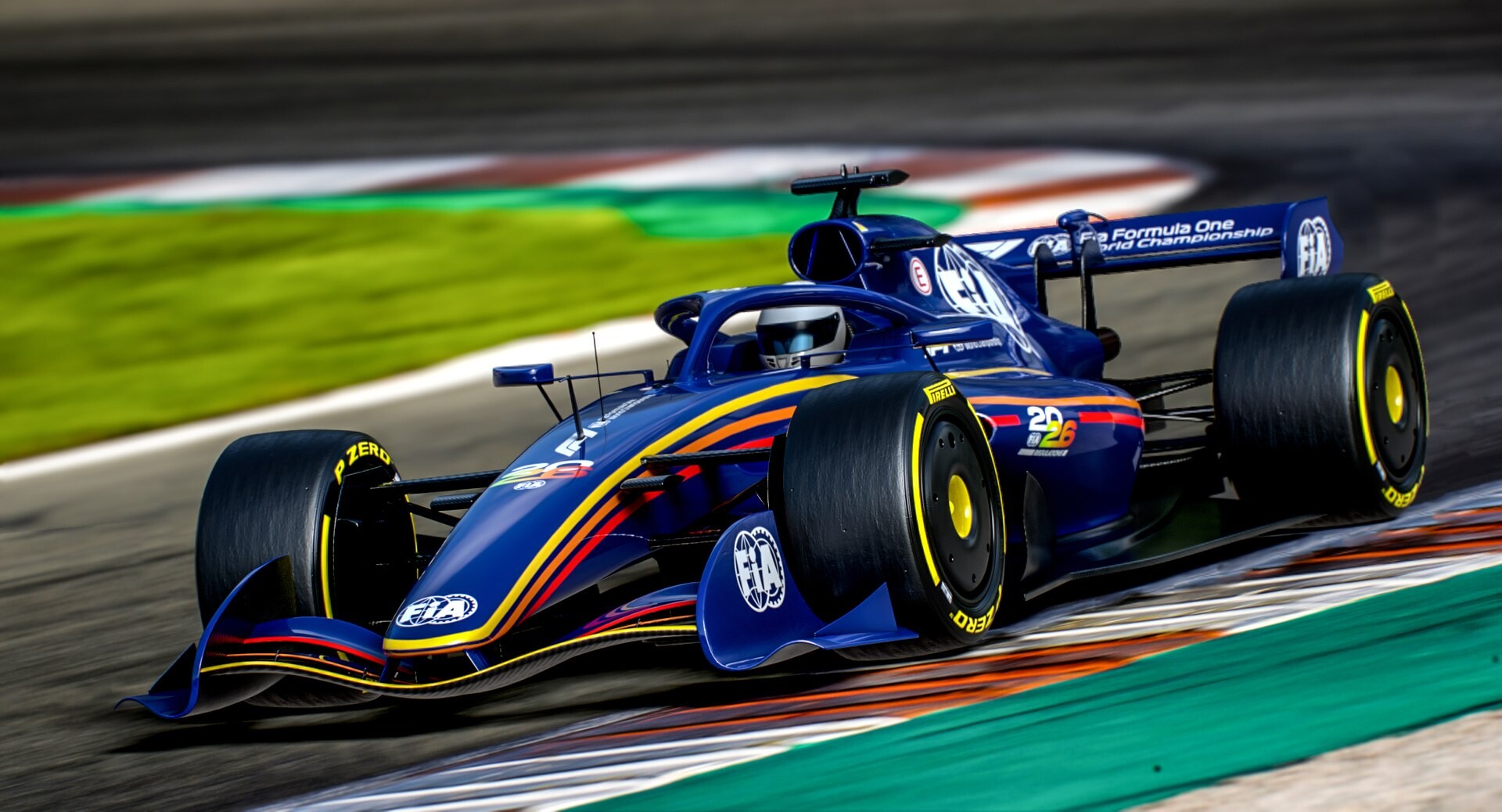 OpticalDreamSoft - Formula 1 2026 Showcar F1 Race Car Concept PBR 3D model