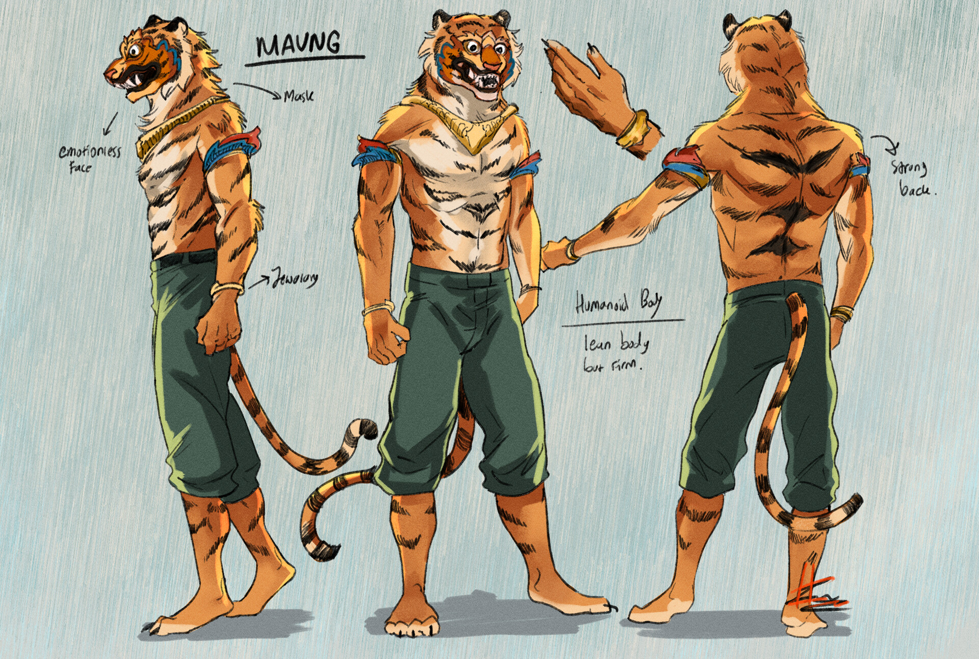 ArtStation - Bang Maung Character concept