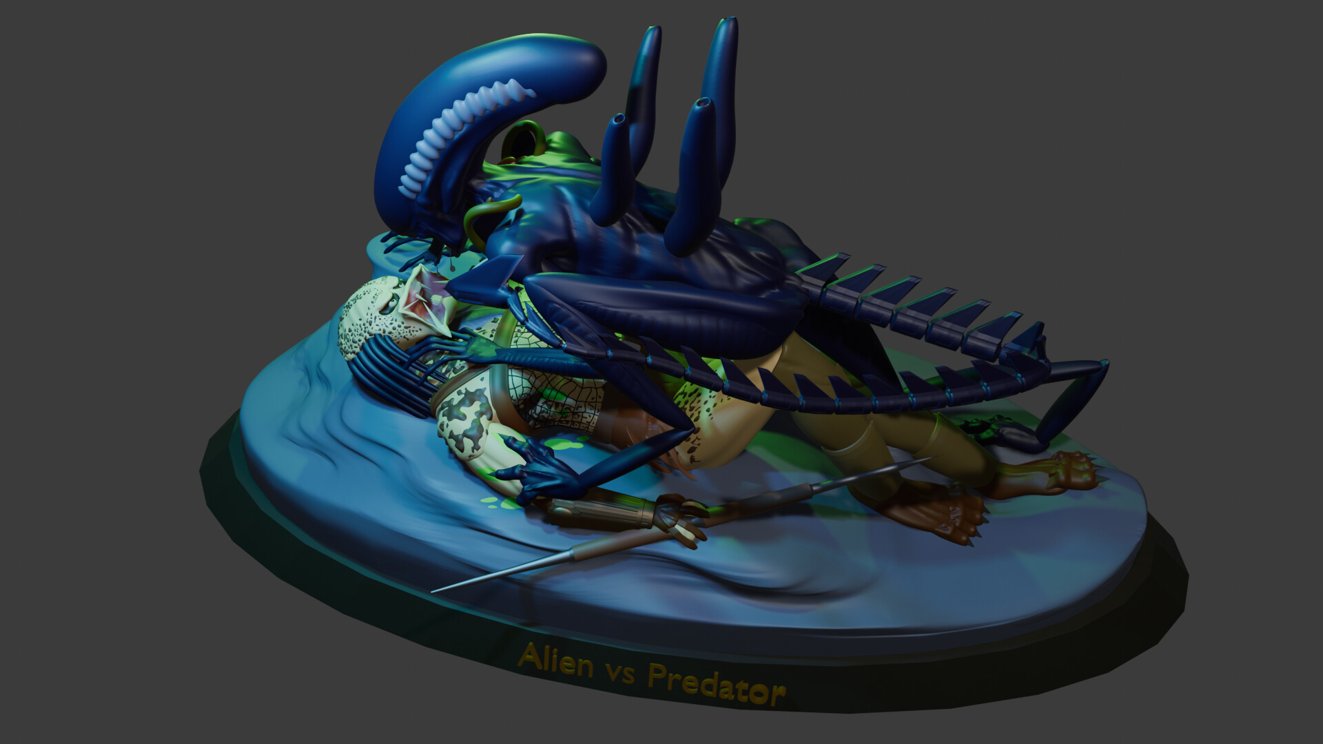 ArtStation - alien vs predator