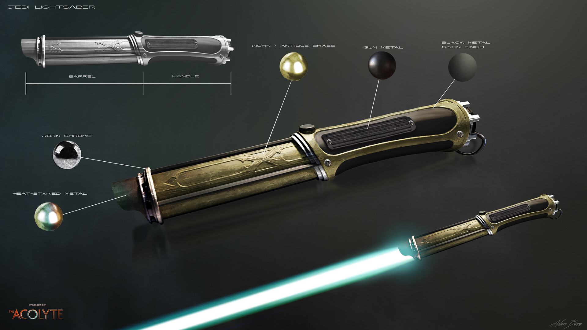 Adam Burn - Star Wars Acolyte: Indara Lightsaber Refined Concepts