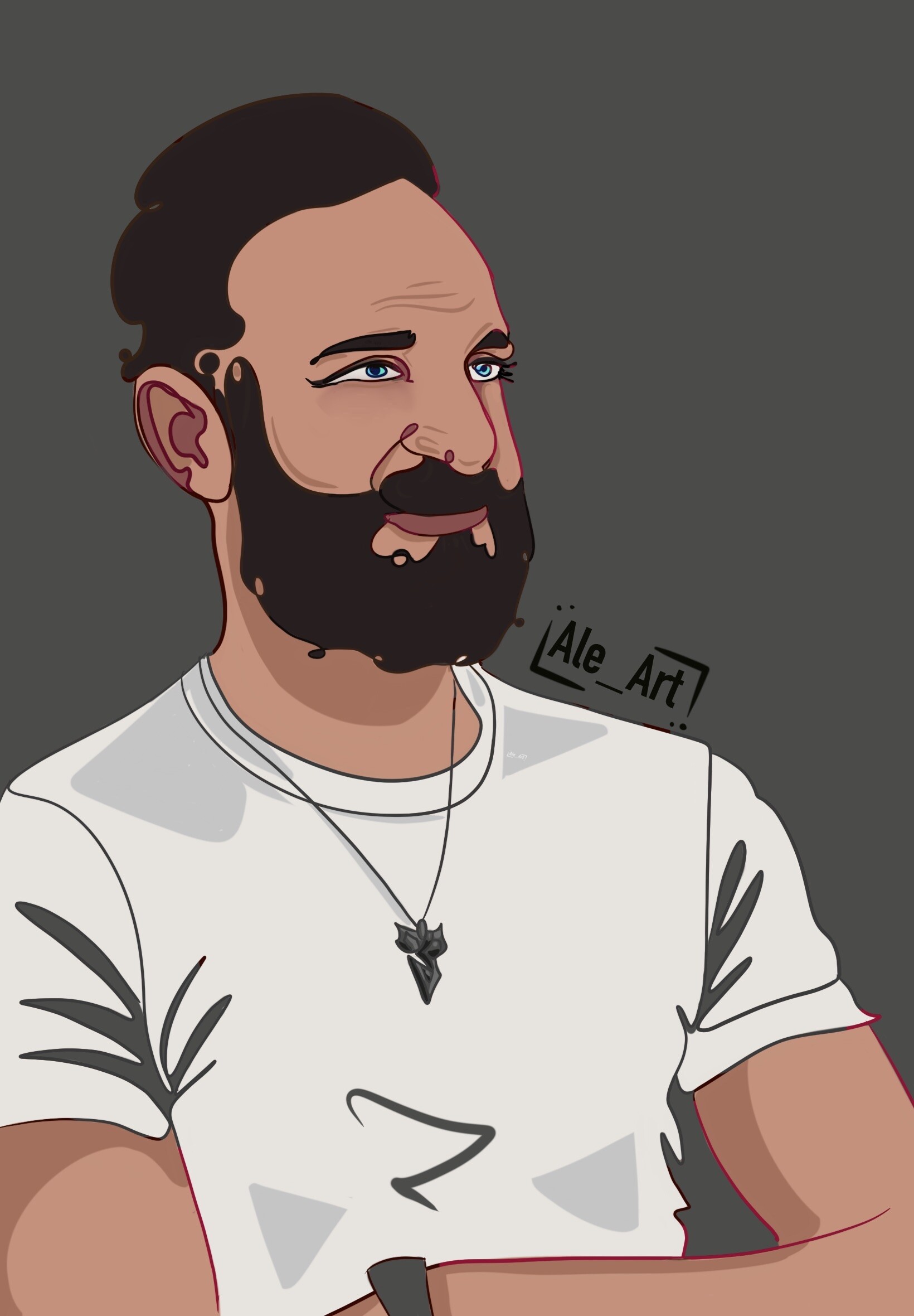 ArtStation - My friend in cartoon