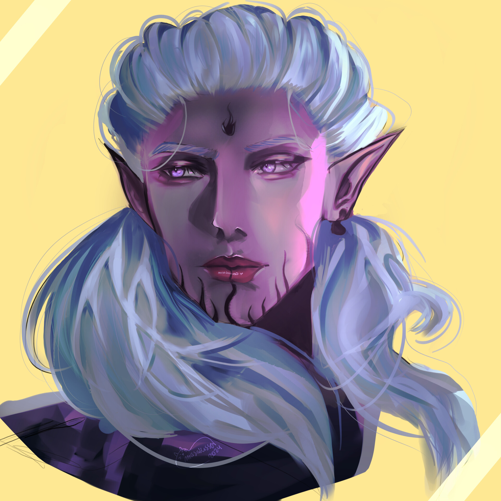 ArtStation - BG3 - Tav - Drow