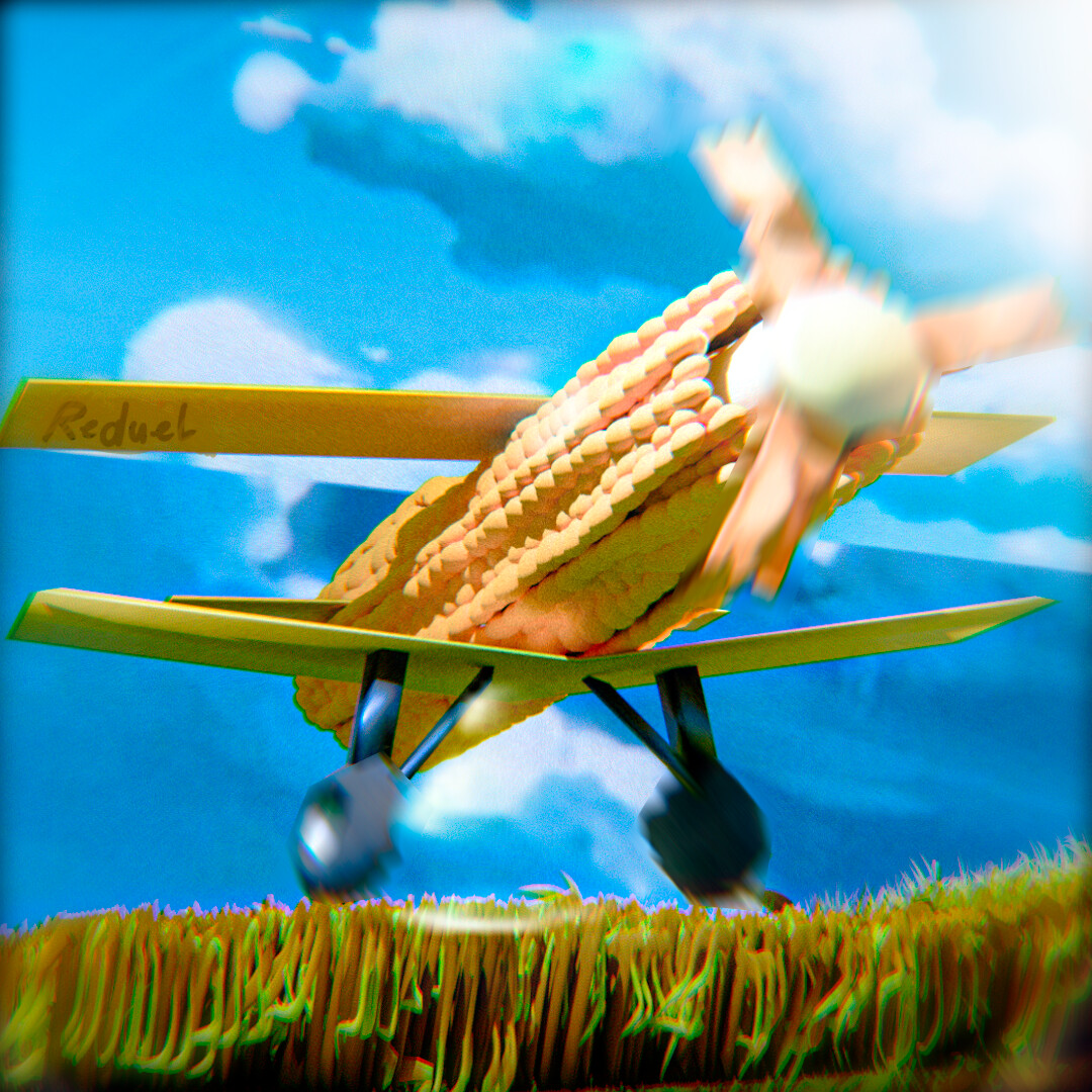 ArtStation - Corn Plane :D