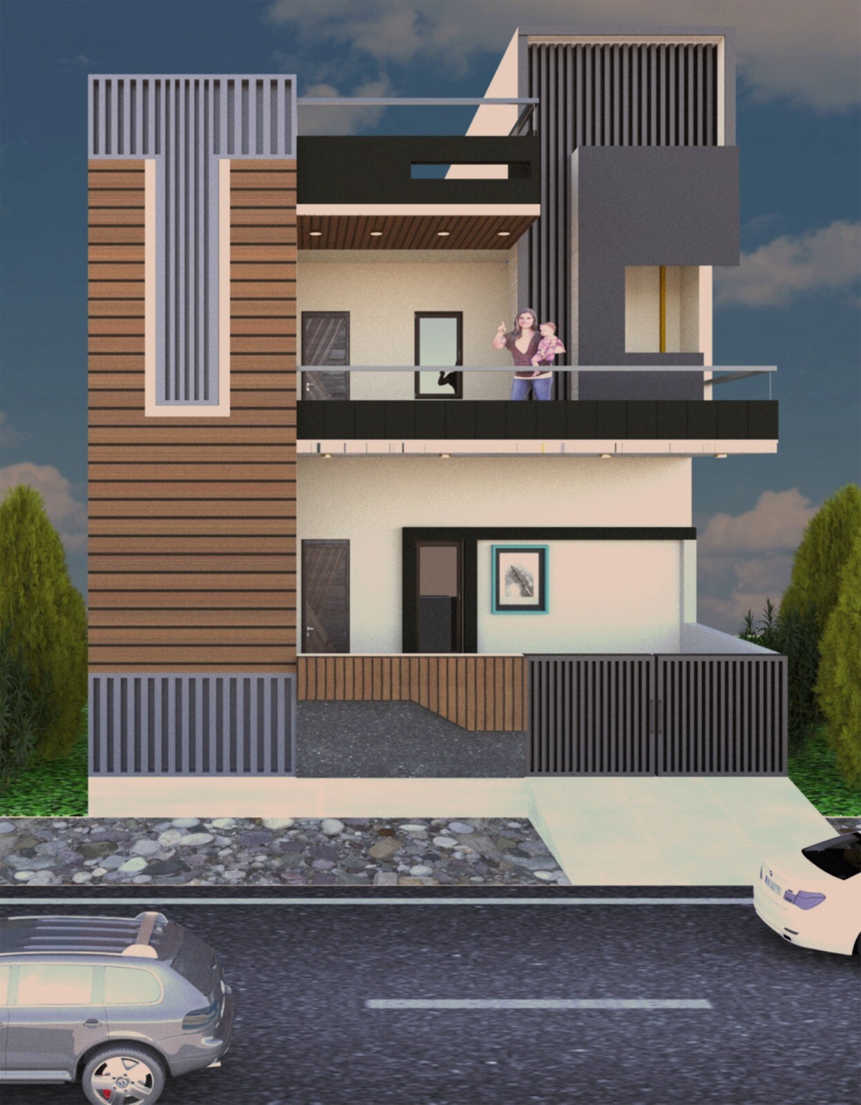 ArtStation - Front Elevation