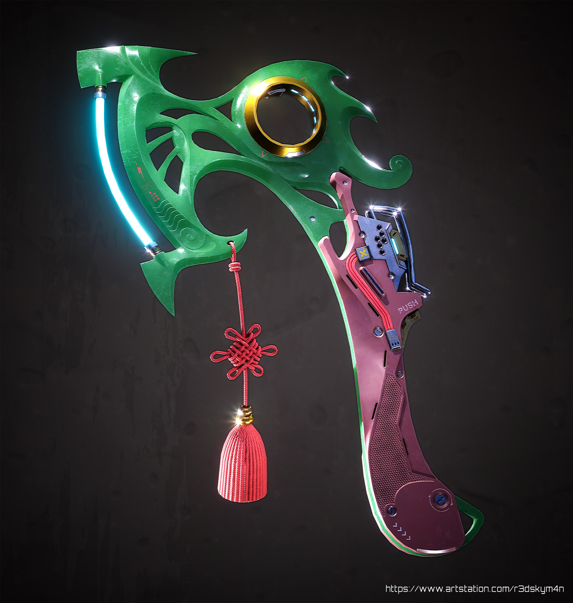 ArtStation - Sci-Fi Light Axe