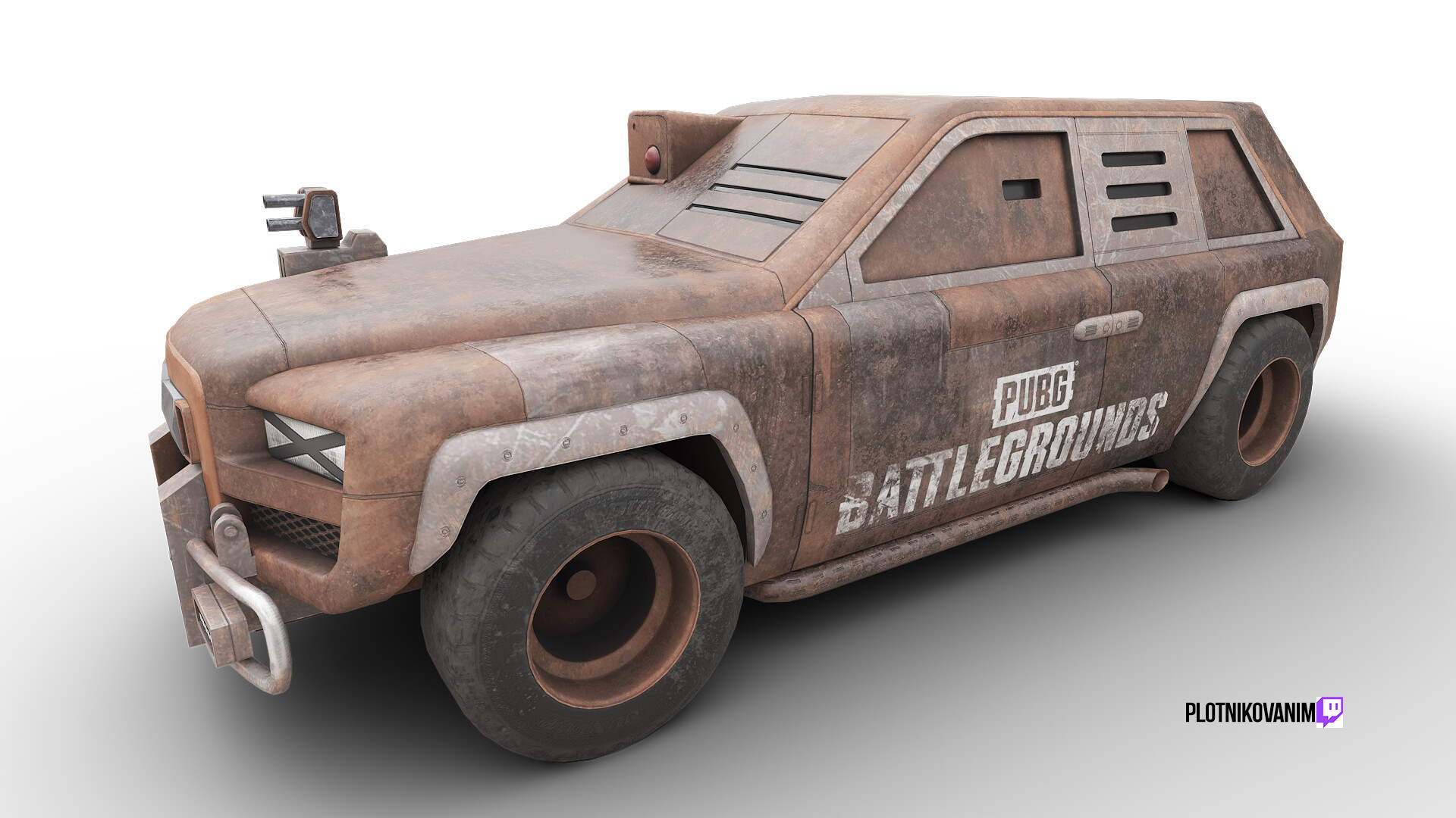 ArtStation - rusty car (concept by Daniil Osipov)