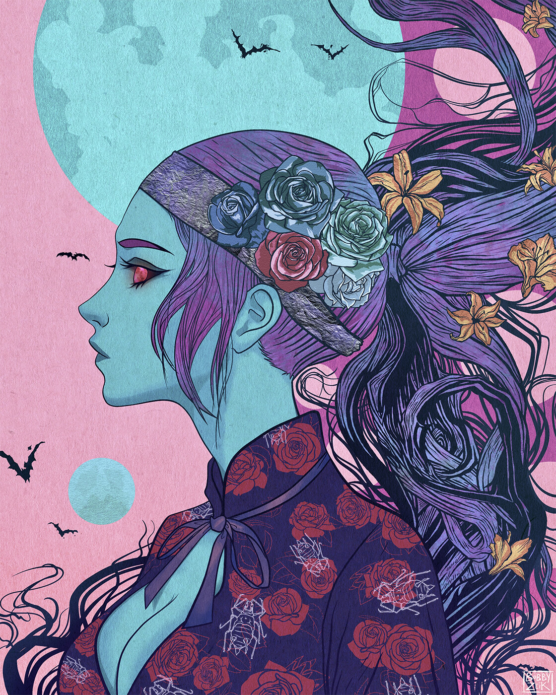 ArtStation - Spooky Girl 8 - "Black Magic Woman"