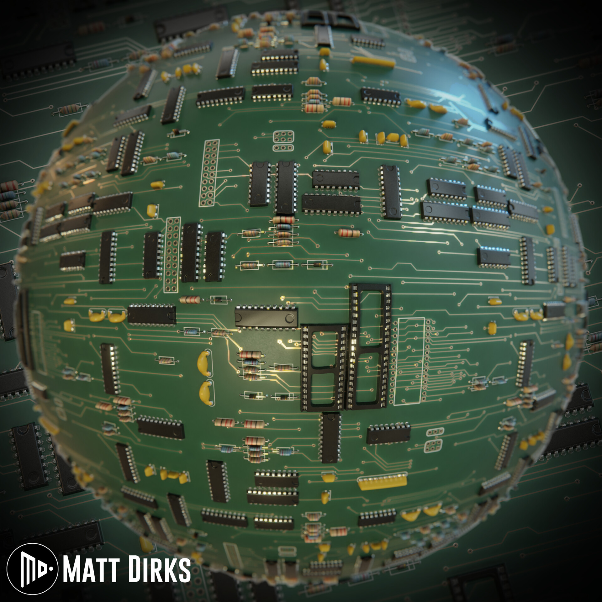 ArtStation - Circuit Board 2