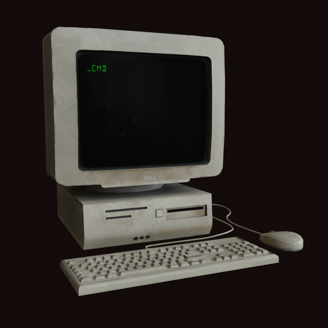 ArtStation - Old Desktop Computer