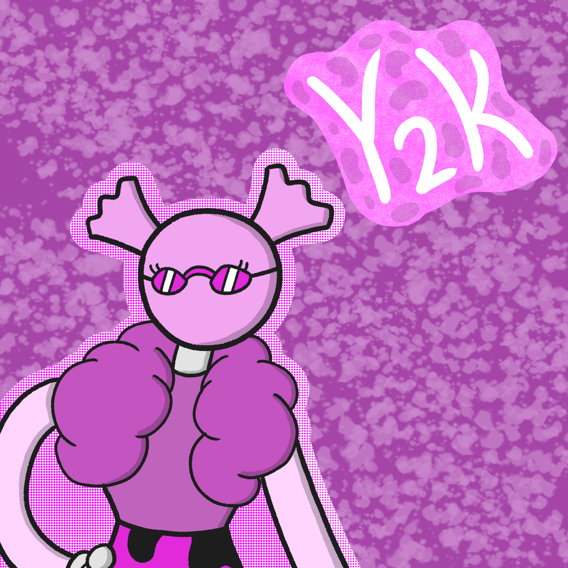 ArtStation - Pixie (Y2K Mascot)