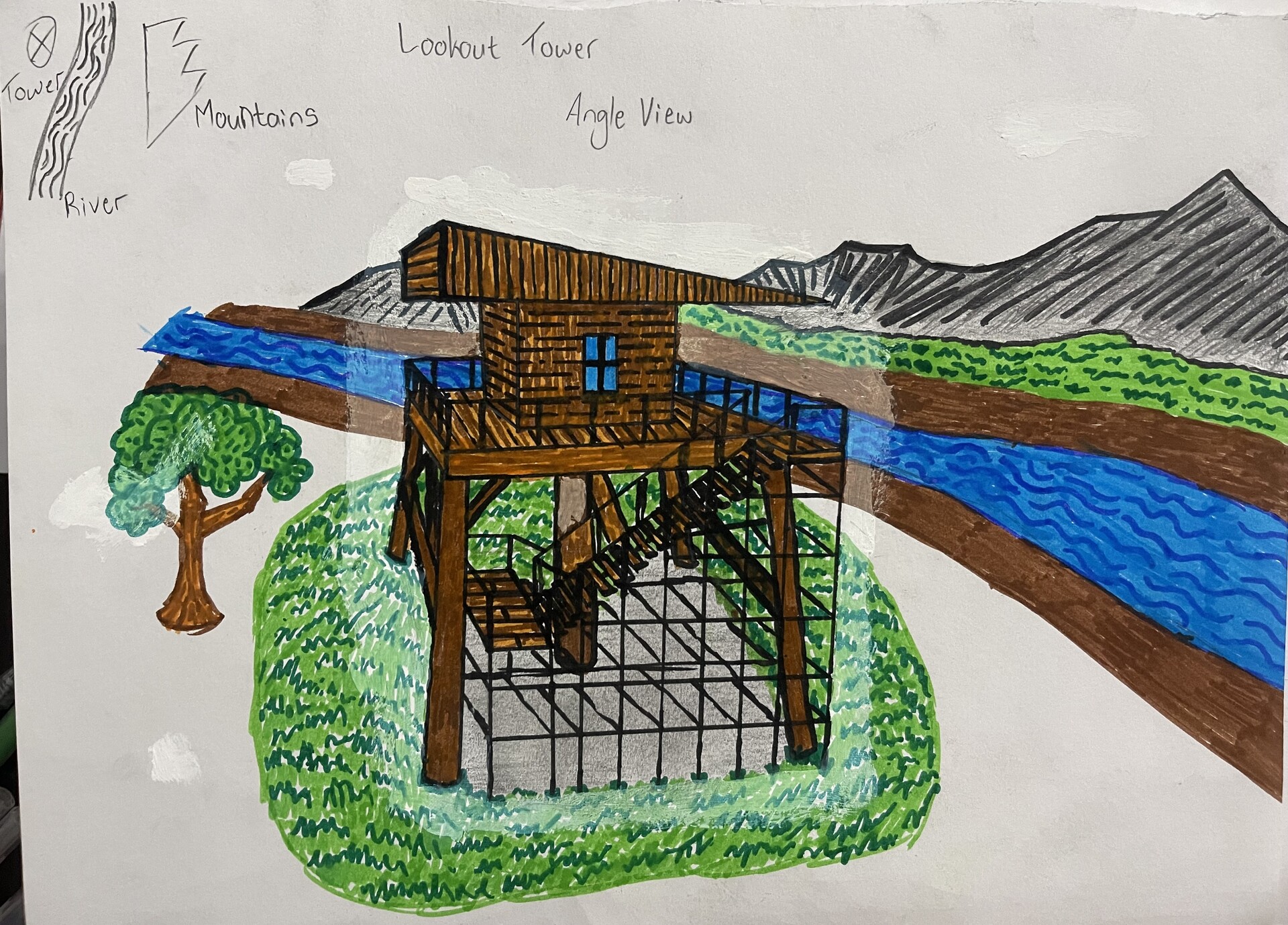 ArtStation - Lookout Tower