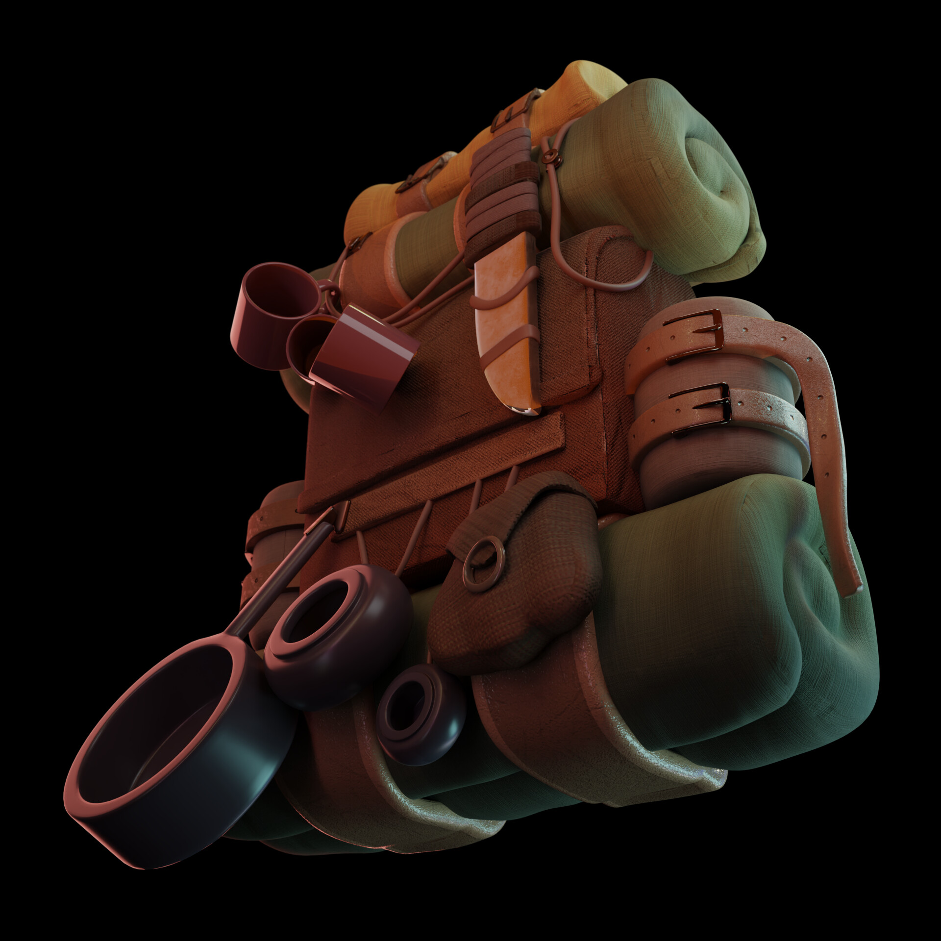 ArtStation - Stylized Bag