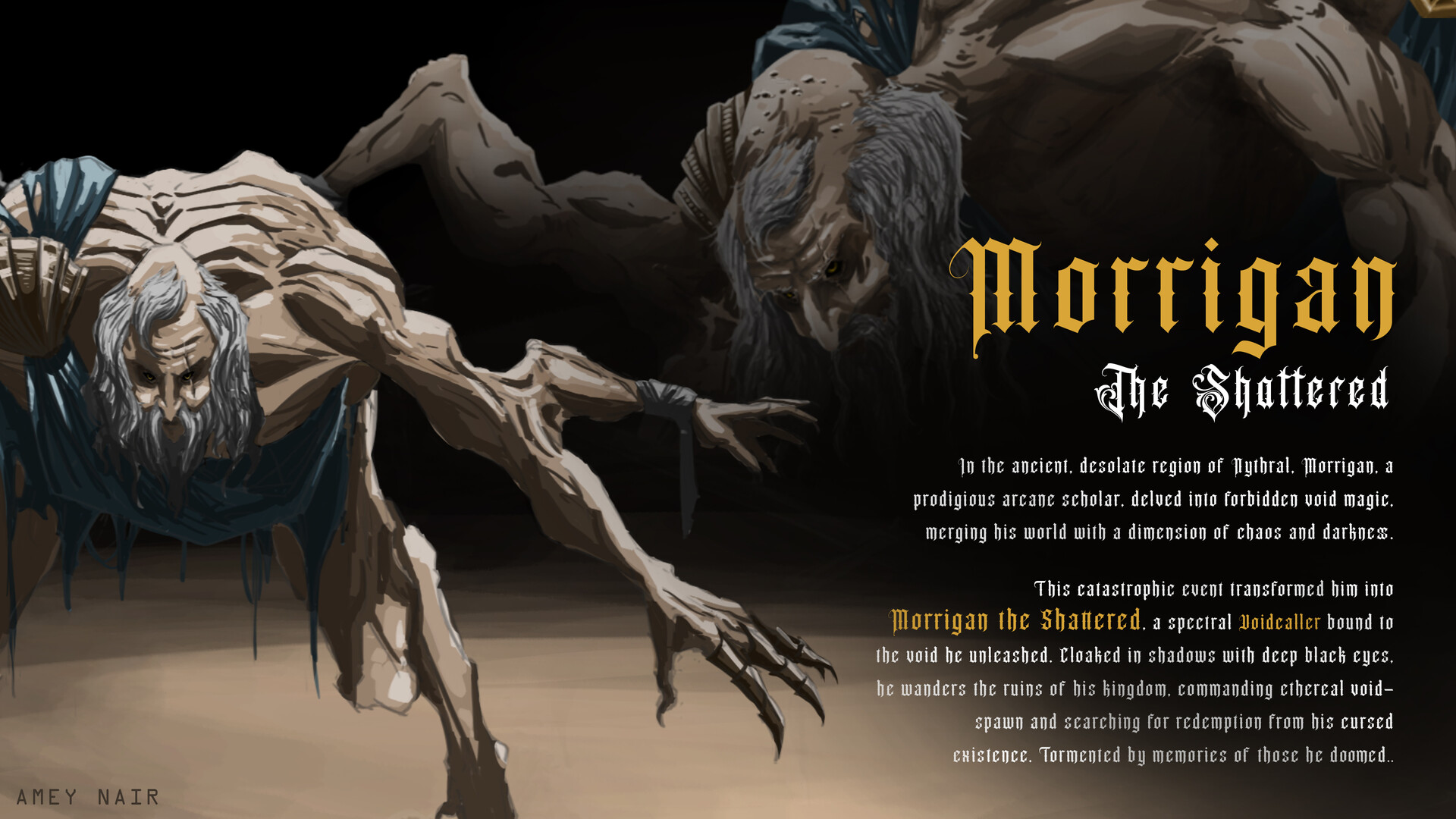 Amey Nair - Morrigan The Shattered - Concept Art