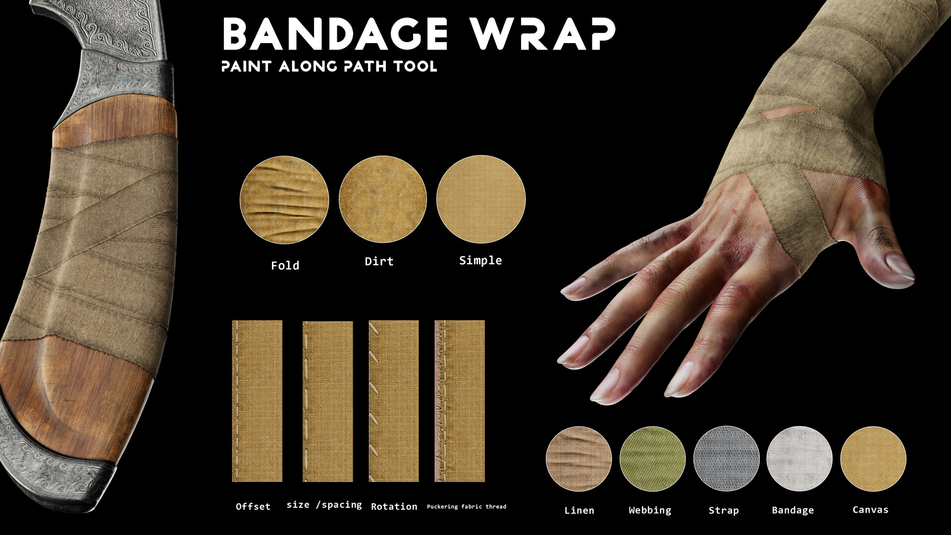 Javad Rajabzade - Wrap Path Tool Substance painter