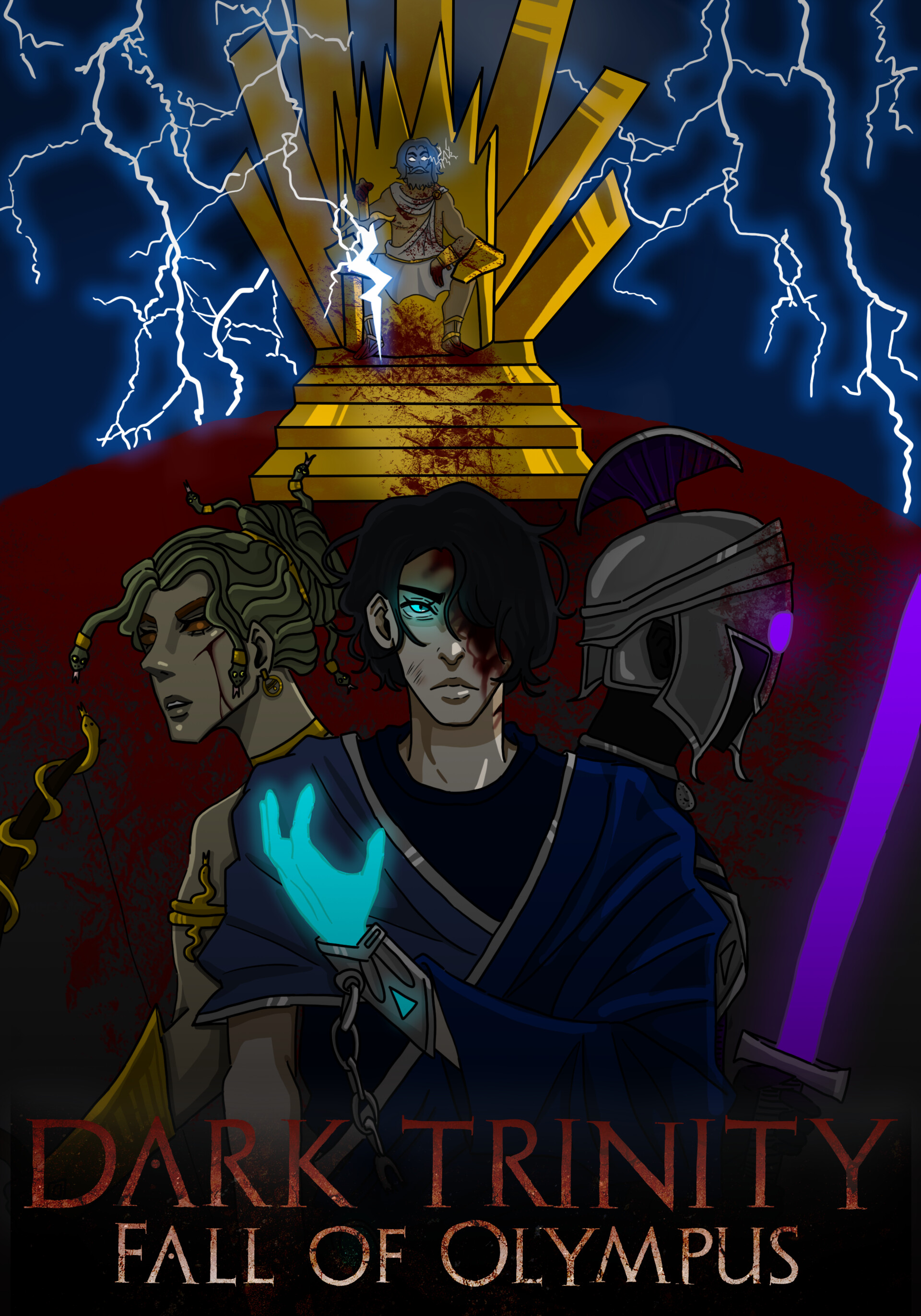 ArtStation - Dark Trinity: Fall of Olympus Concept