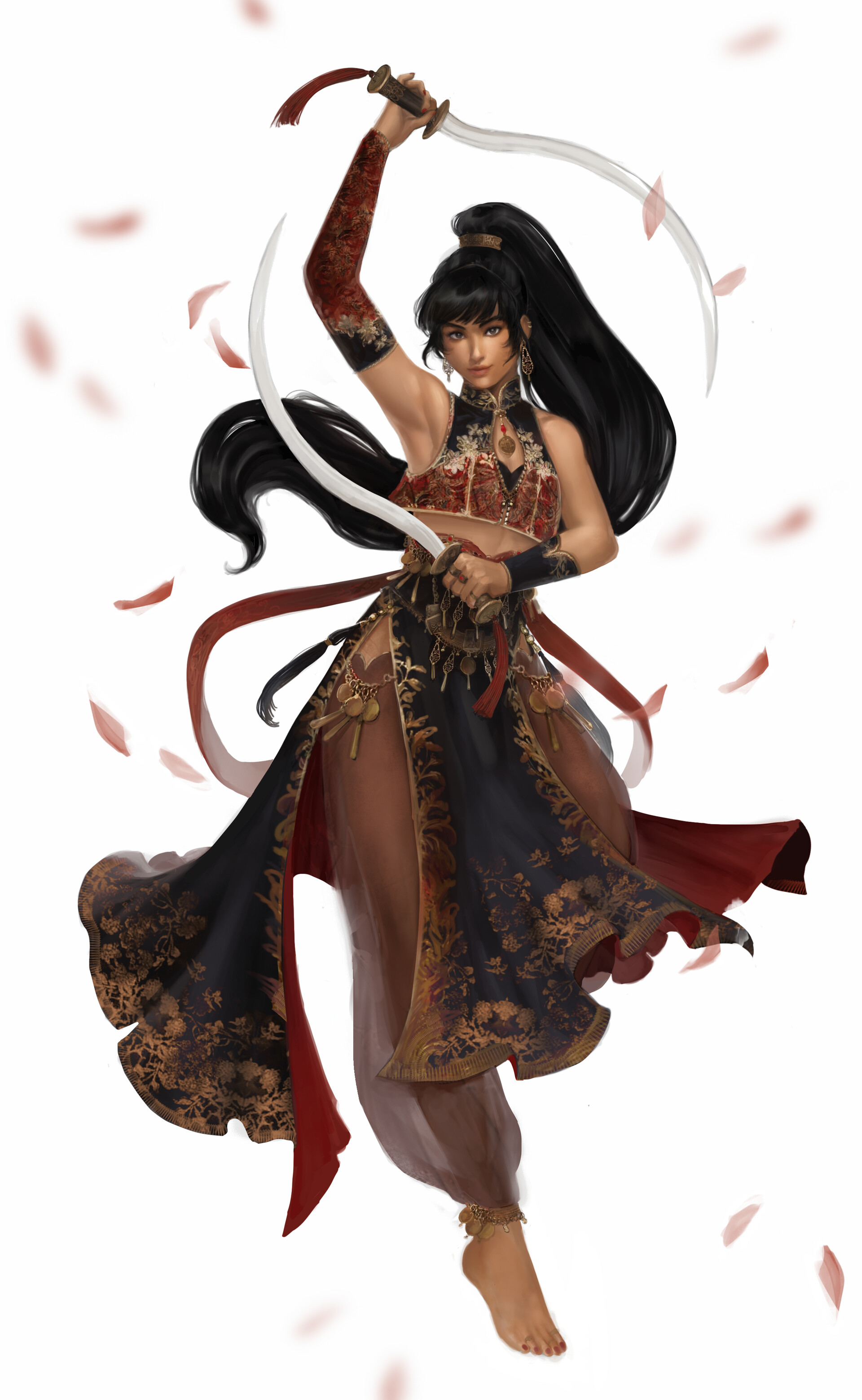 ArtStation - Sun Sword Dancer