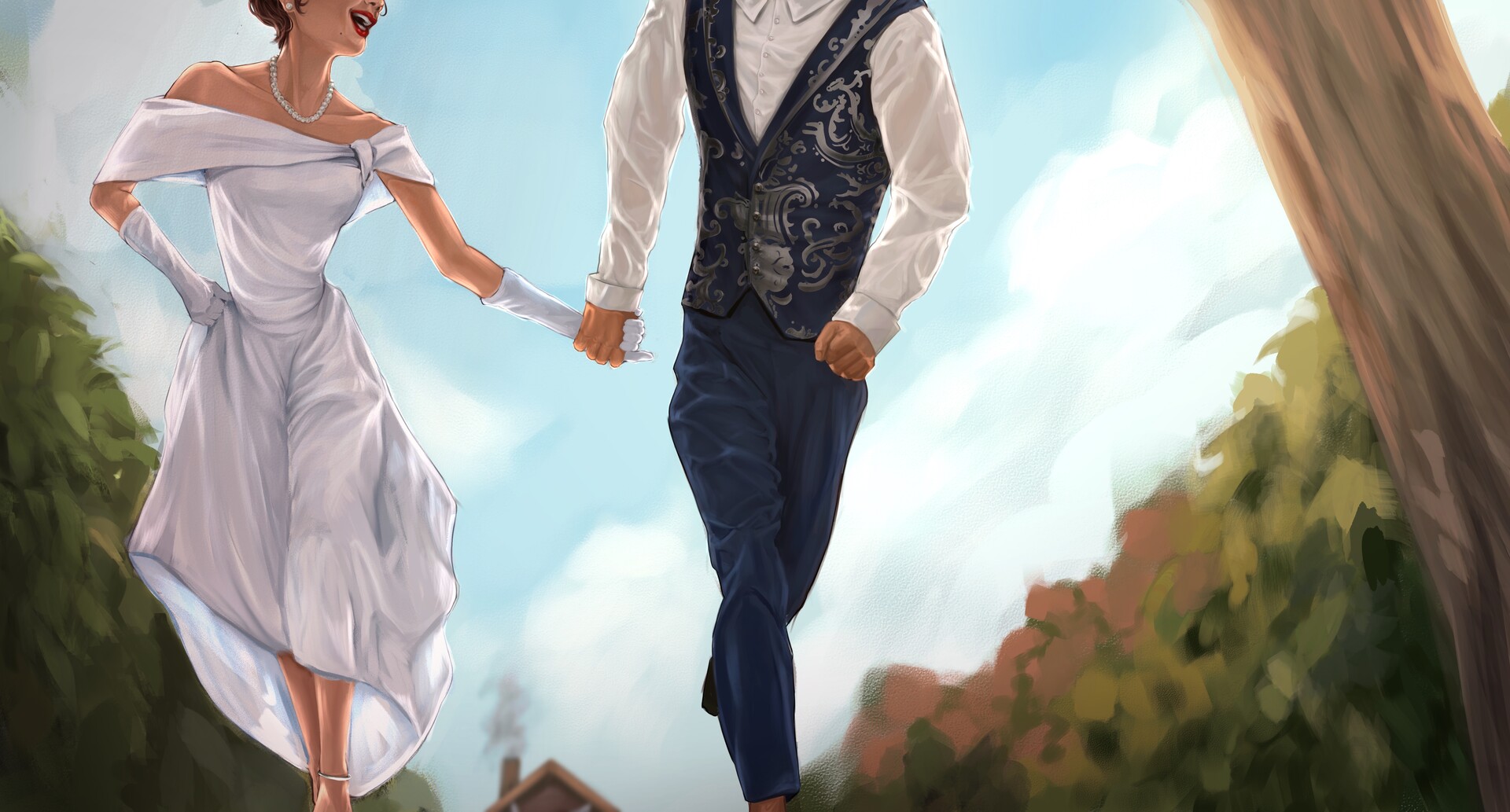 ArtStation - Runaways - digital drawing