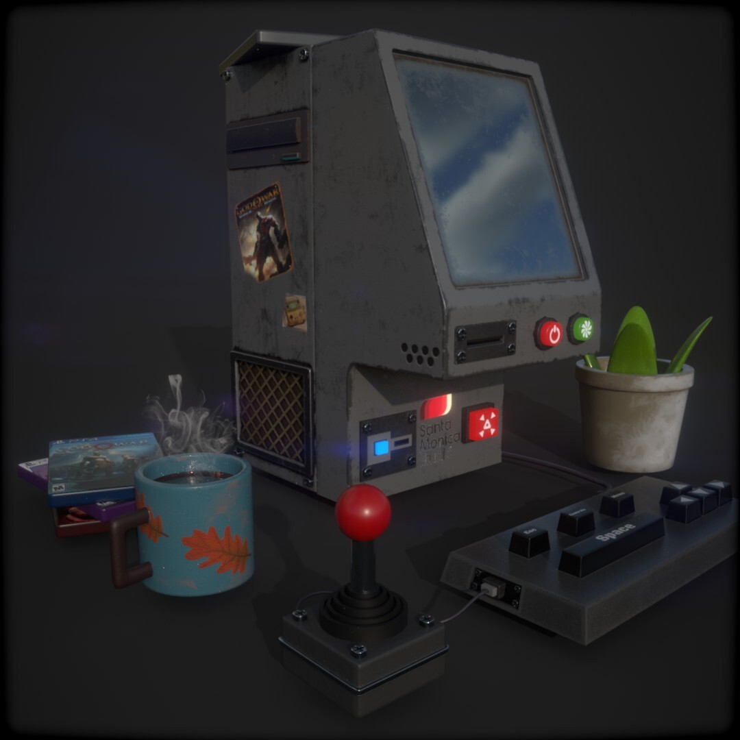 ArtStation - Vintage Gaming Nostalgia