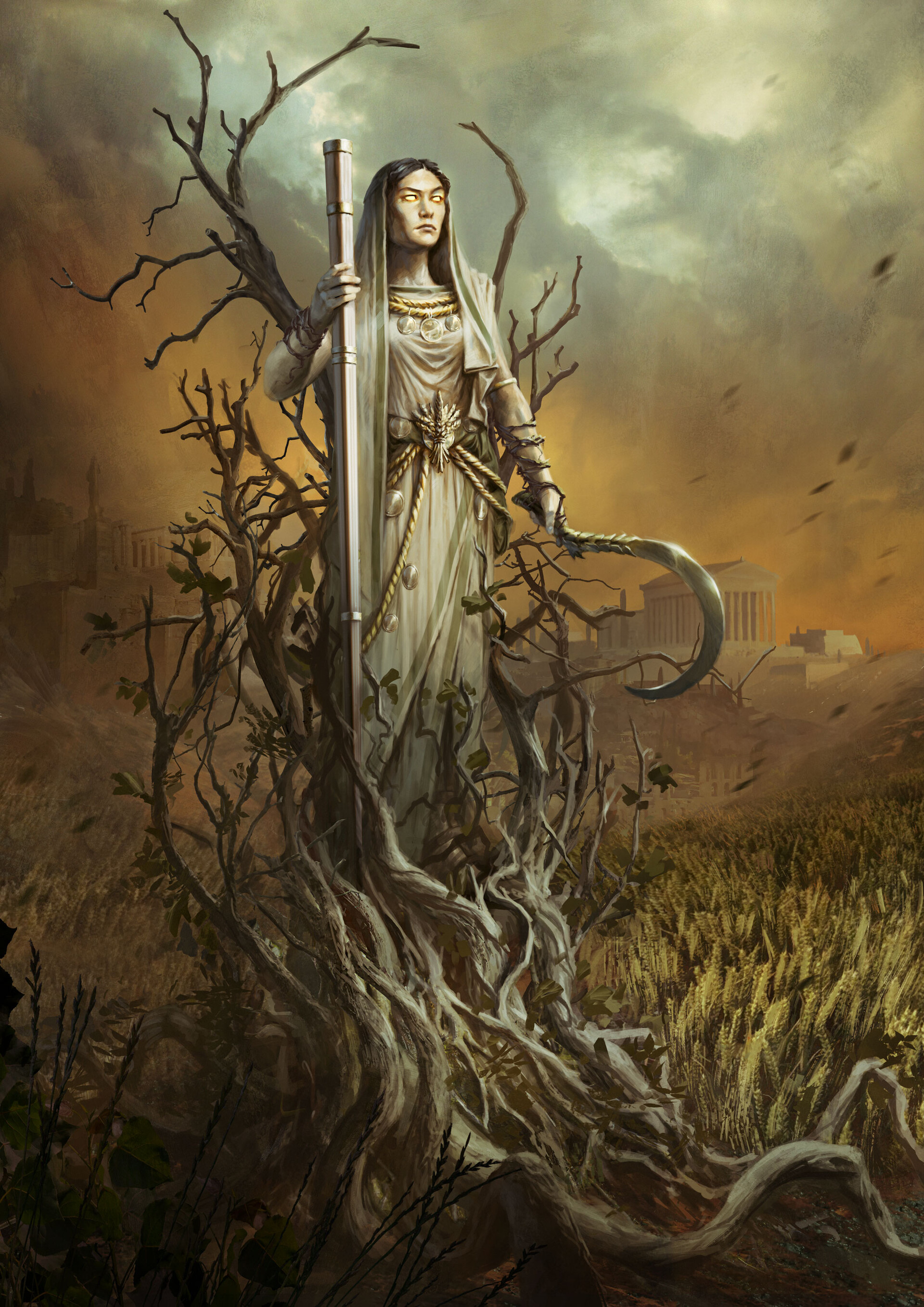 Demeter by Pascal Quidault : r/ReasonableFantasy