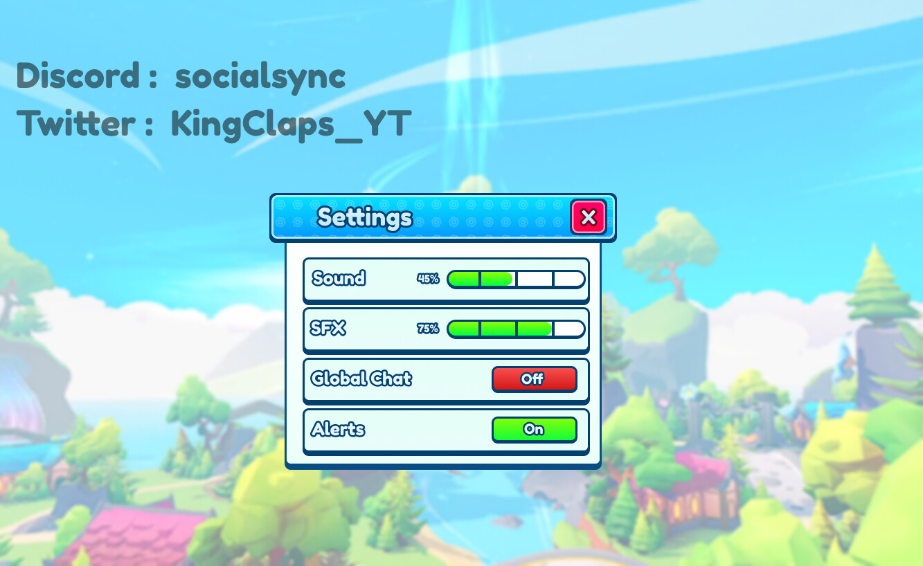 ArtStation - Simulator Settings Frame