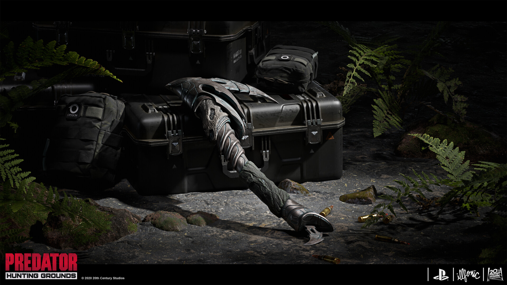 predator weapons concept art