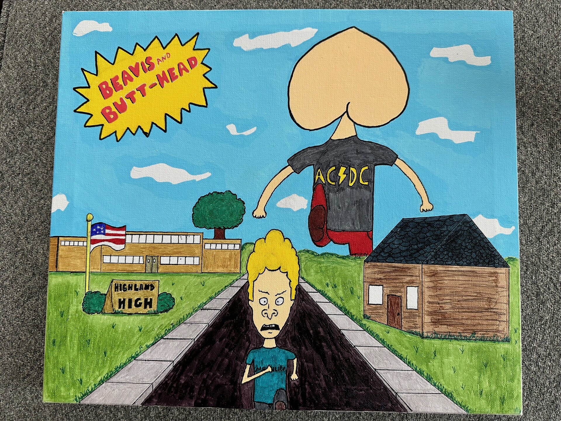 ArtStation - Beavis and Butthead Variant poster project