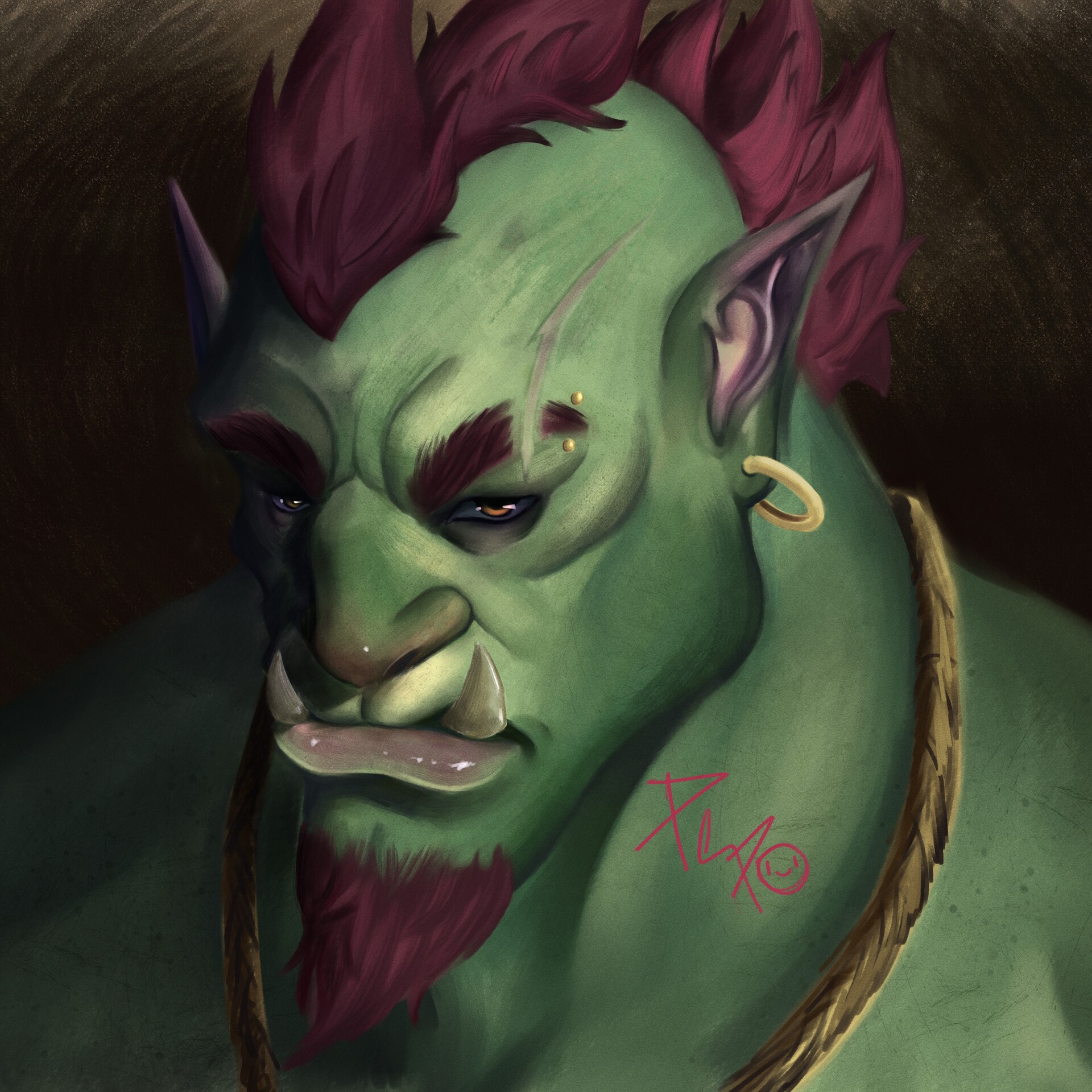 ArtStation - Orc - Portrait