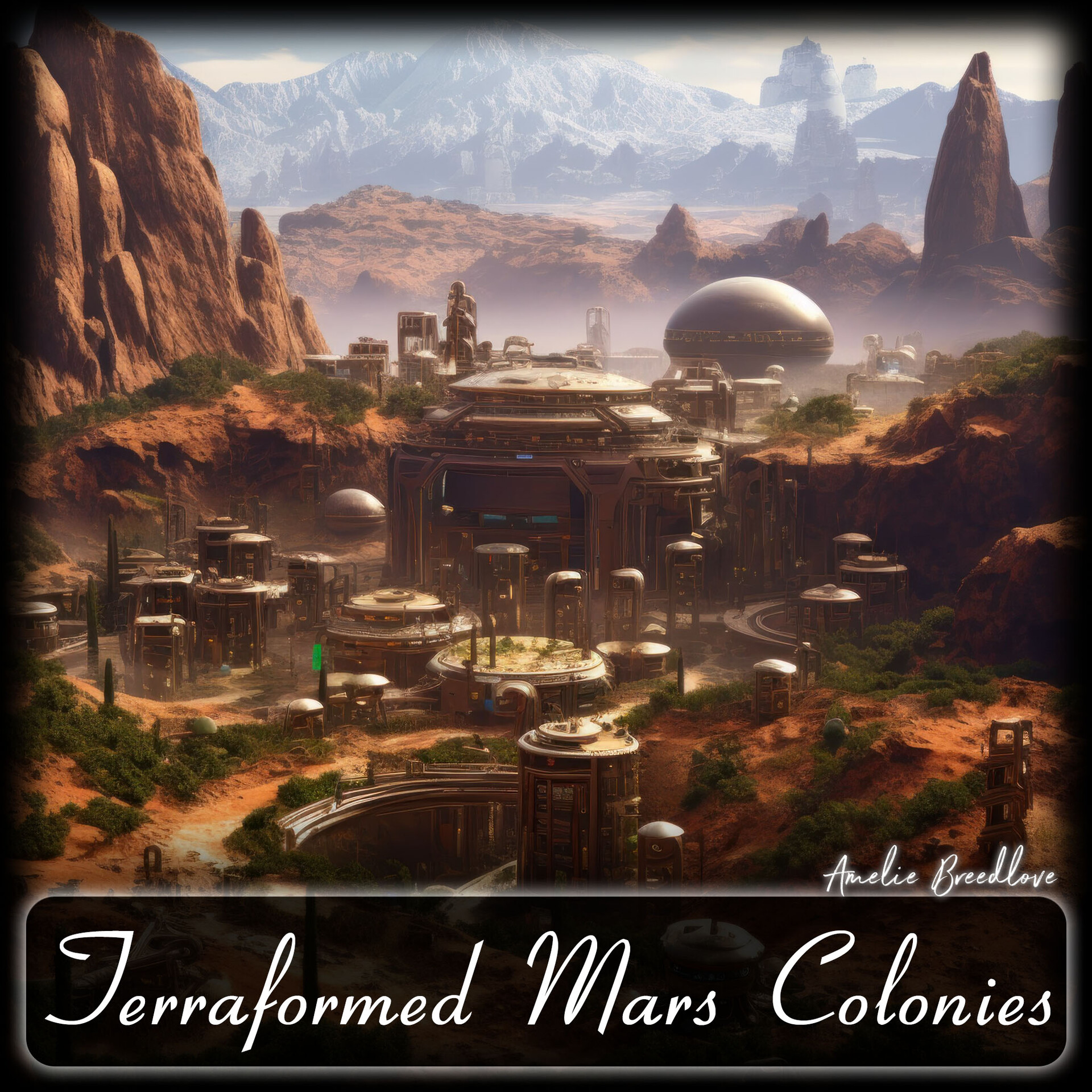 ArtStation - 370 Terraformed Mars Colonies Reference Pack | 4K | v.69