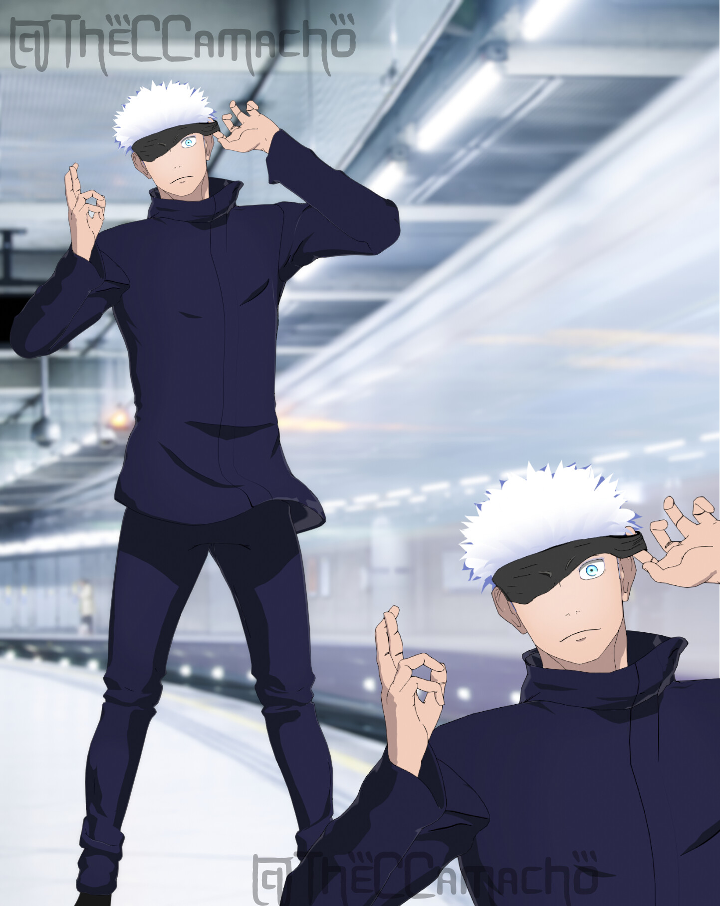 ArtStation - Gojo Satoru 3D model | Shibuya Incident