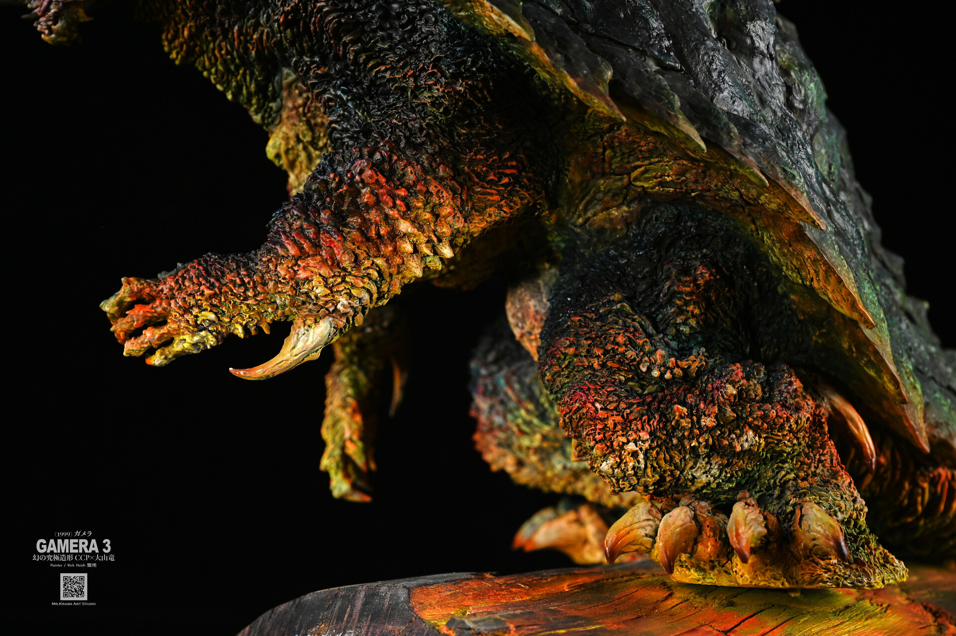 Krabs M.Art x 蟹佬模研漆藝所 - 幻の究極造形 CCP×大山竜 1999 GAMERA 3 ガメラ 卡美拉 by 蟹佬 Rick ...