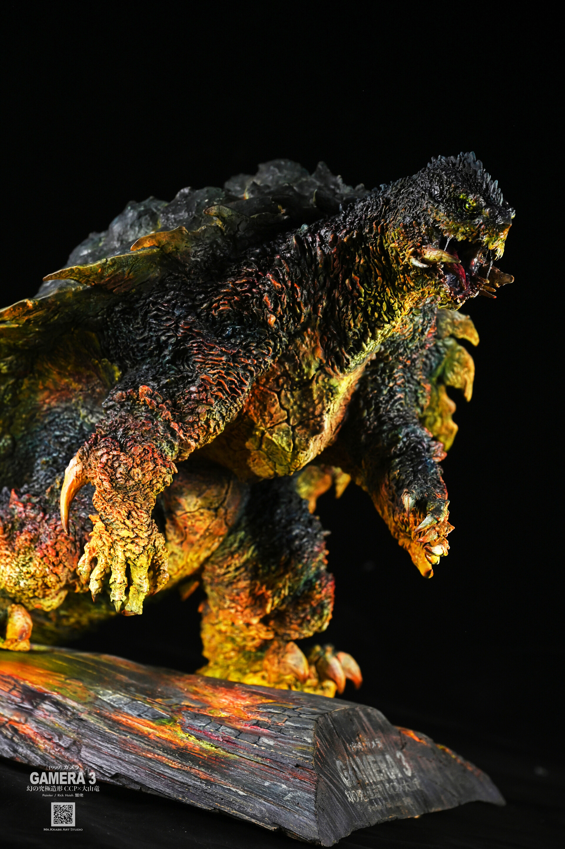 Krabs M.Art x 蟹佬模研漆藝所 - 幻の究極造形 CCP×大山竜 1999 GAMERA 3 ガメラ 卡美拉 by 蟹佬 Rick ...